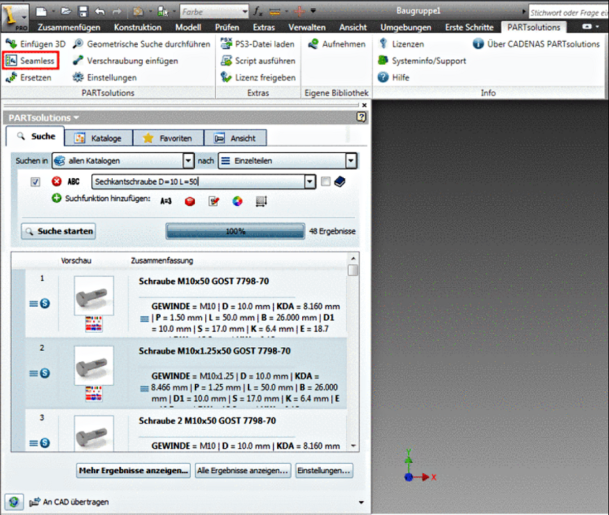 CADENAS PARTsolutions brilliert mit Version 9.07