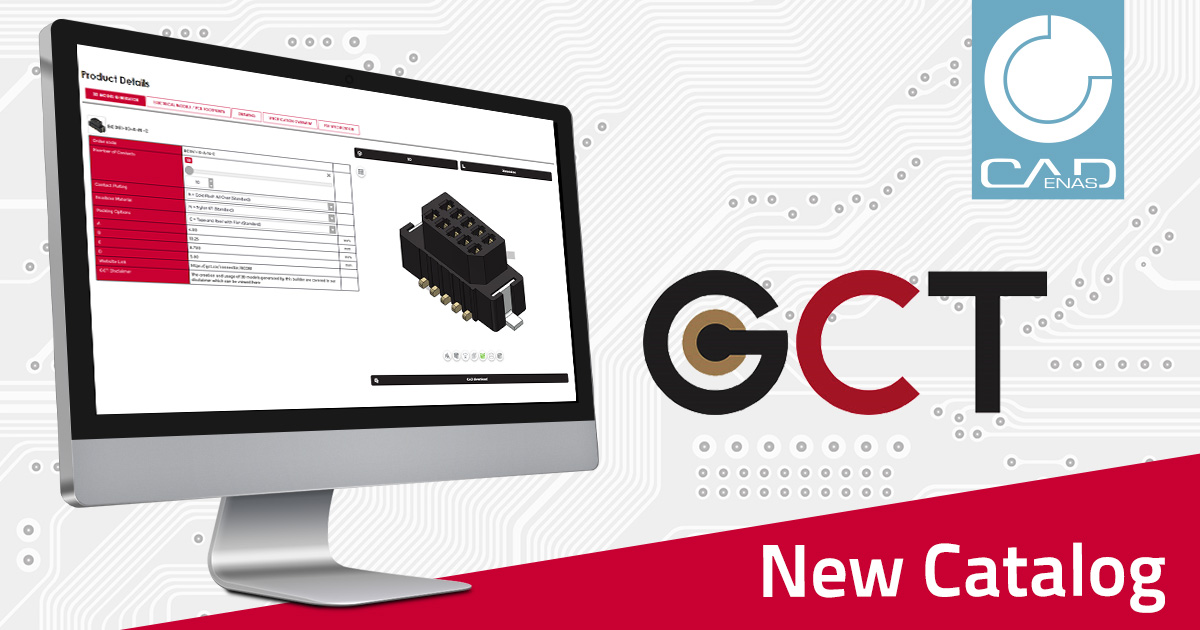 Engineers get the exact GCT 3D connector model in seconds