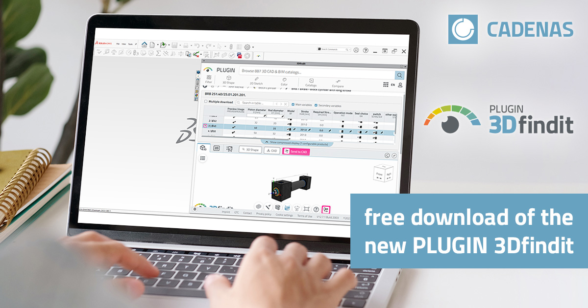 The new PLUGIN 3Dfindit - Integrate and benefit immediately