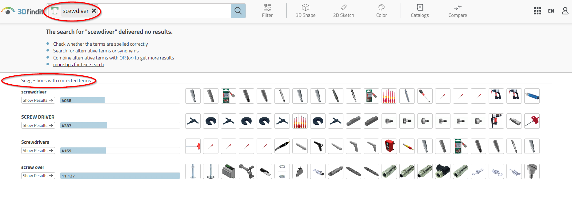 Search better – find faster: AI on 3Dfindit optimizes search results