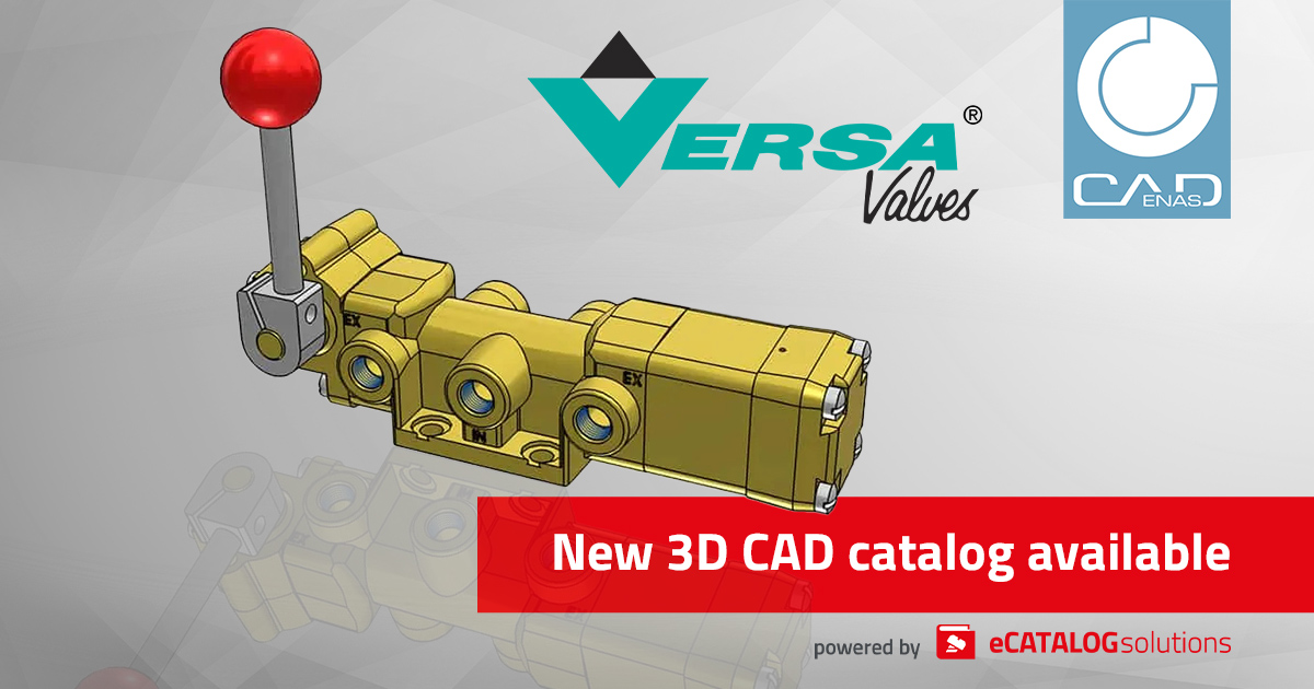 Versa Products launches 3D CAD selector for V-Series Valves